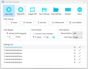 Auto Clicker Standard Online Tutorial – Xiaoya's Lab