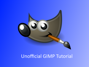 GIMP Tutorial Online Edition – Xiaoya's Lab