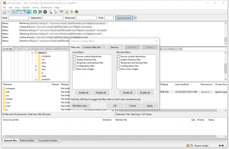 RealFTP Online Tutorial – Page 5 – Xiaoya's Lab